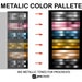 Procreate Palette Metallic Gradients, Gold, Rose and Bronze Silver ...