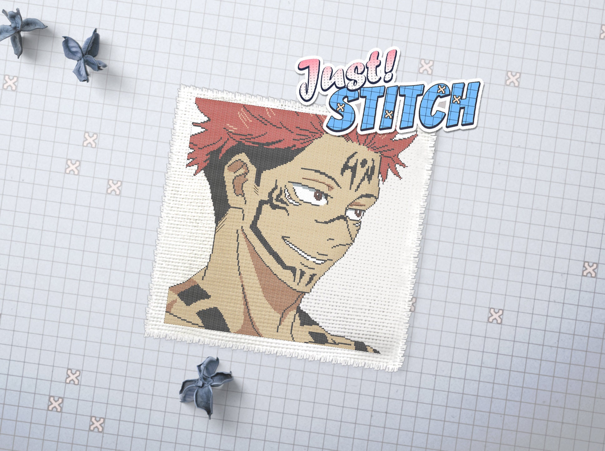 Anime Cross Stitch Embroidery Pattern - Etsy