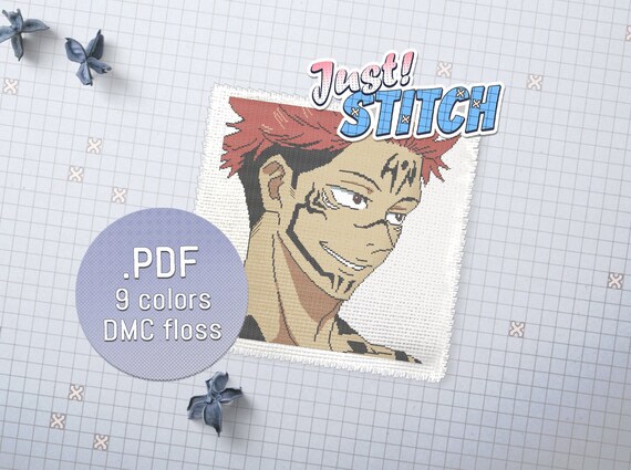 Anime Cross Stitch Embroidery Pattern - Etsy