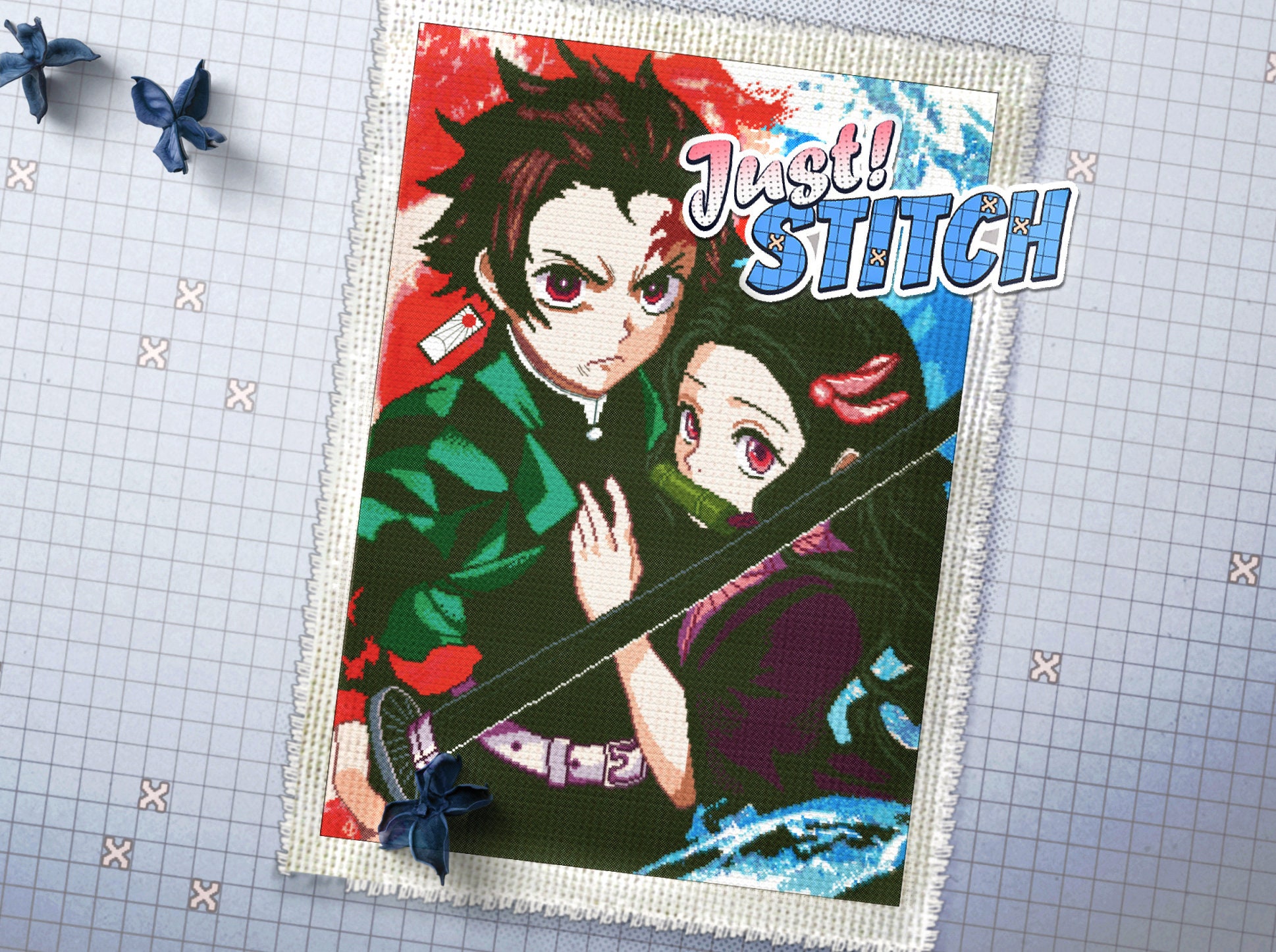 Anime Embroidery Cross Stitch Pattern - Etsy