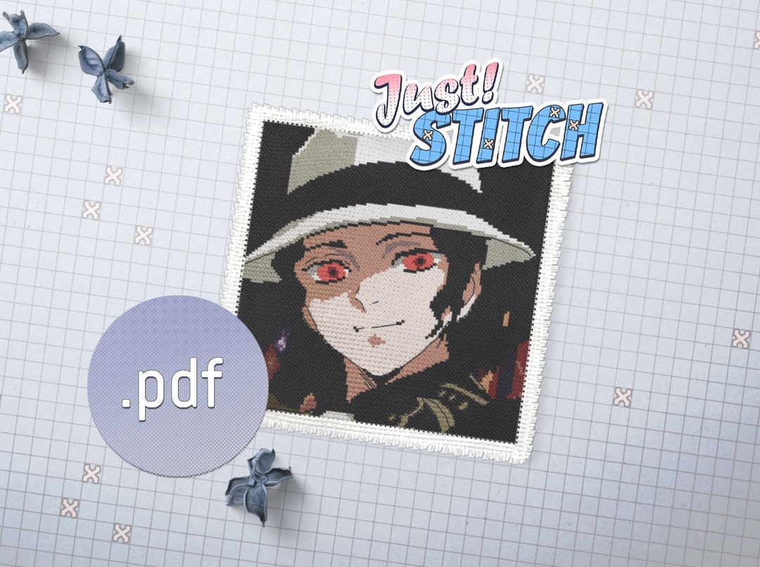 Anime Guy Embroidery Cross Stitch Pattern Pdf | DIY Anime Gift - Etsy