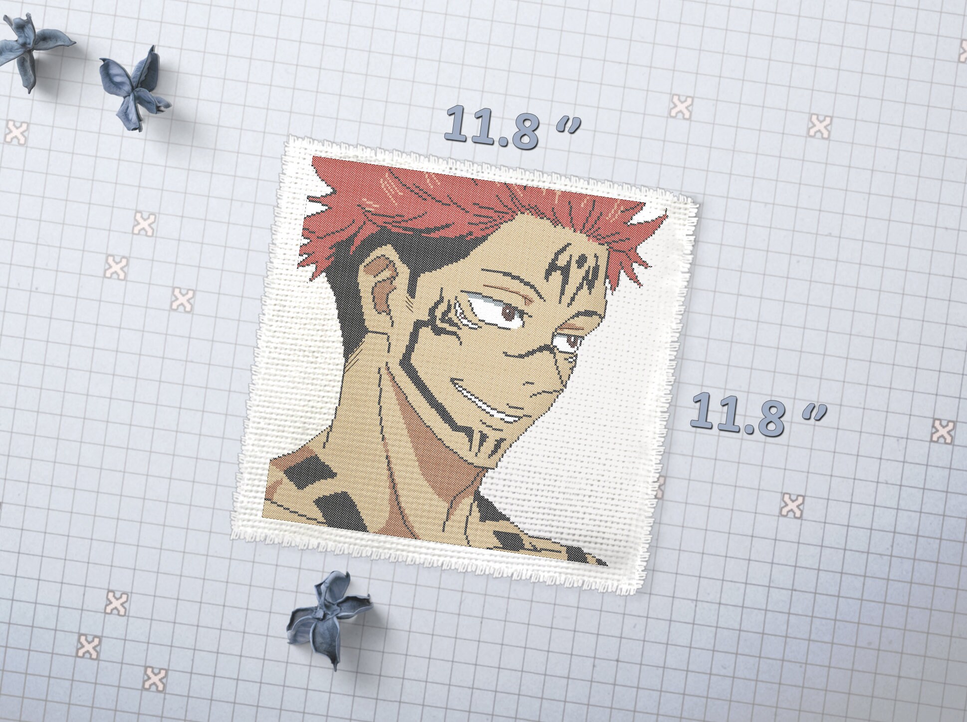 Anime Cross Stitch Embroidery Pattern - Etsy