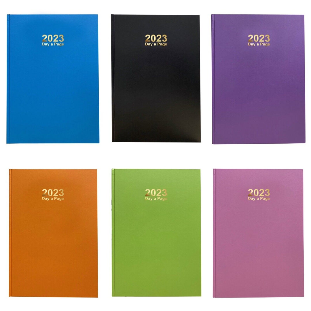 2023 A4 Day to Page Diary Appointment Year Hardback Full Page - Etsy