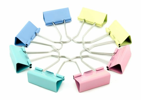 Assorted bulldog clips store