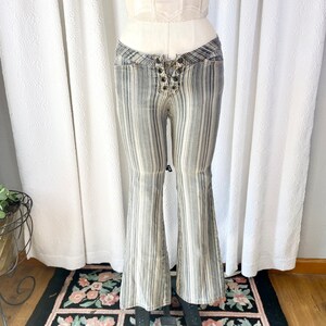 Vintage Y2K 1990s Skin Tight Low Rise Bell Bottoms, Vintage Bell ...