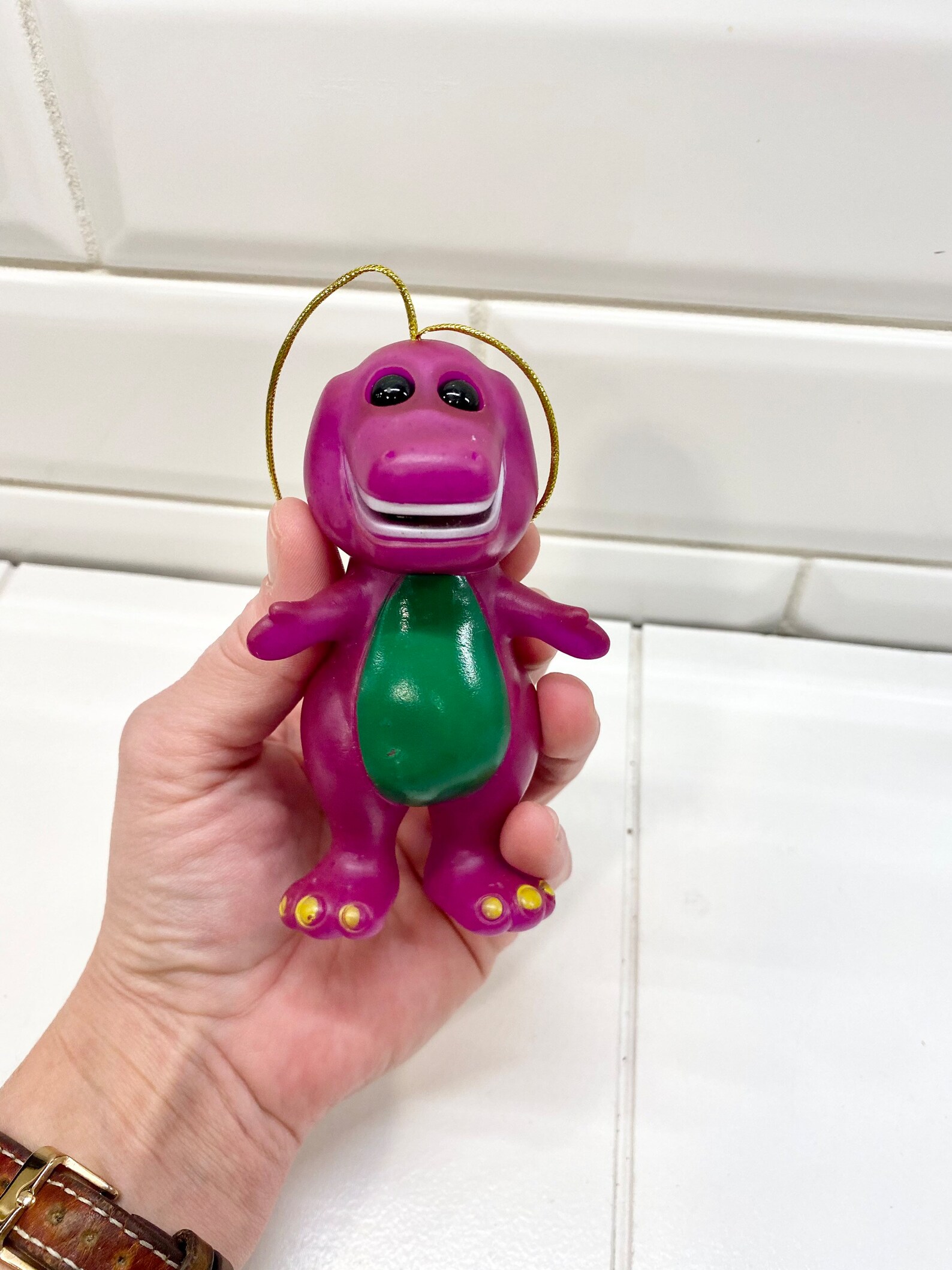 Vintage Barney and Friends PVC Plastic Ornament Vintage - Etsy