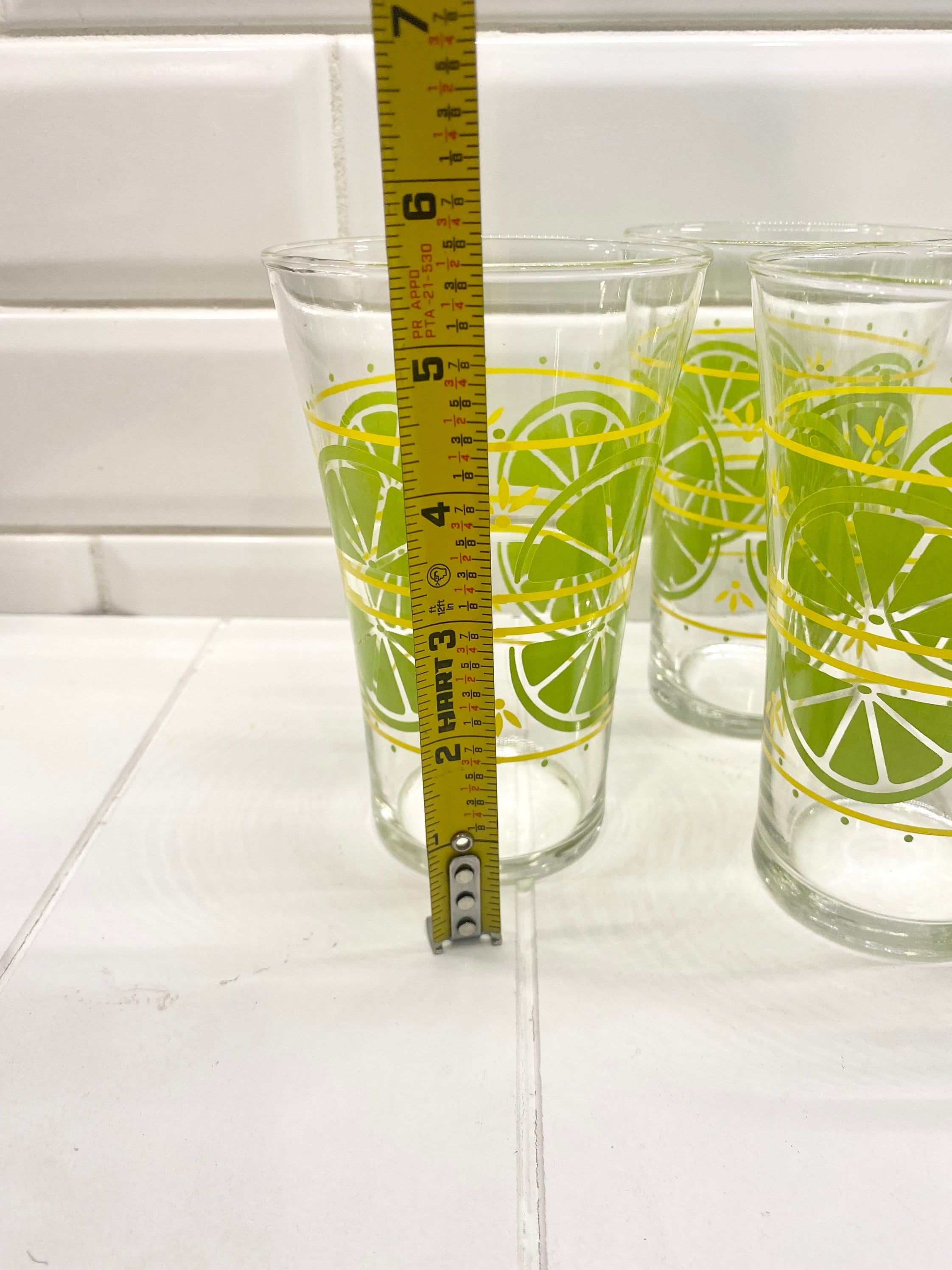 Vintage Lime and Lemon Libbey Water Glasses Vintage Lime - Etsy