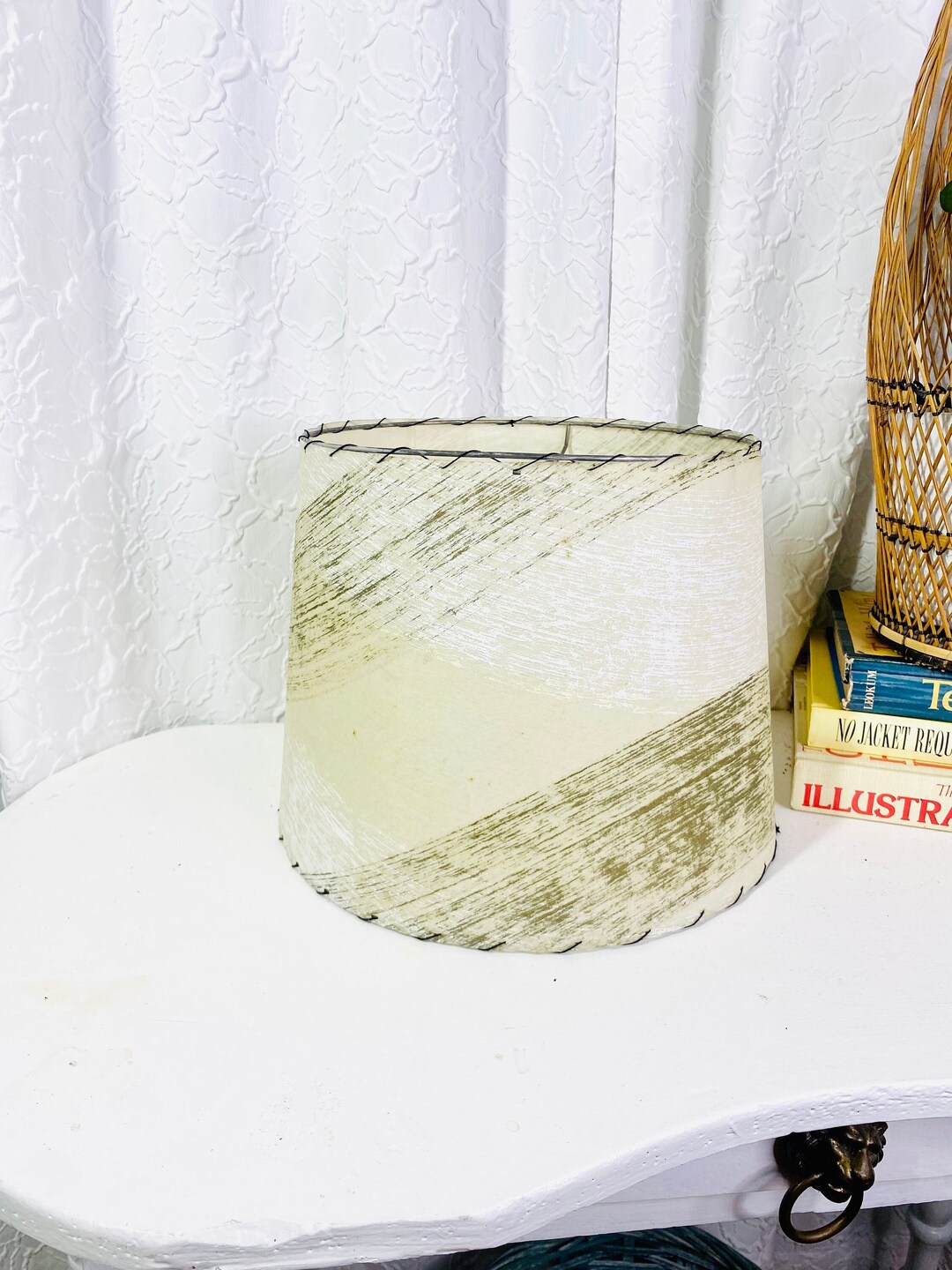 Vintage Fiberglass Mid Century Modern Lamp Shade, Mid Century Modern ...