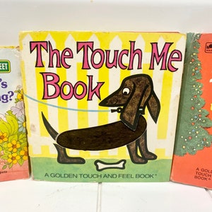 Vintage 1960s Touch and Feel Books, Sesame Street, Christmas Book, Set ...