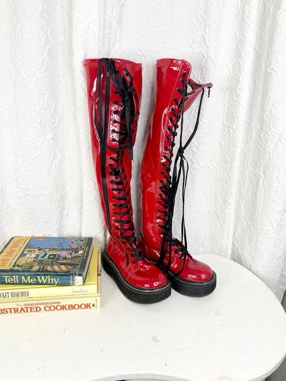 vintage demonia boots - Gem
