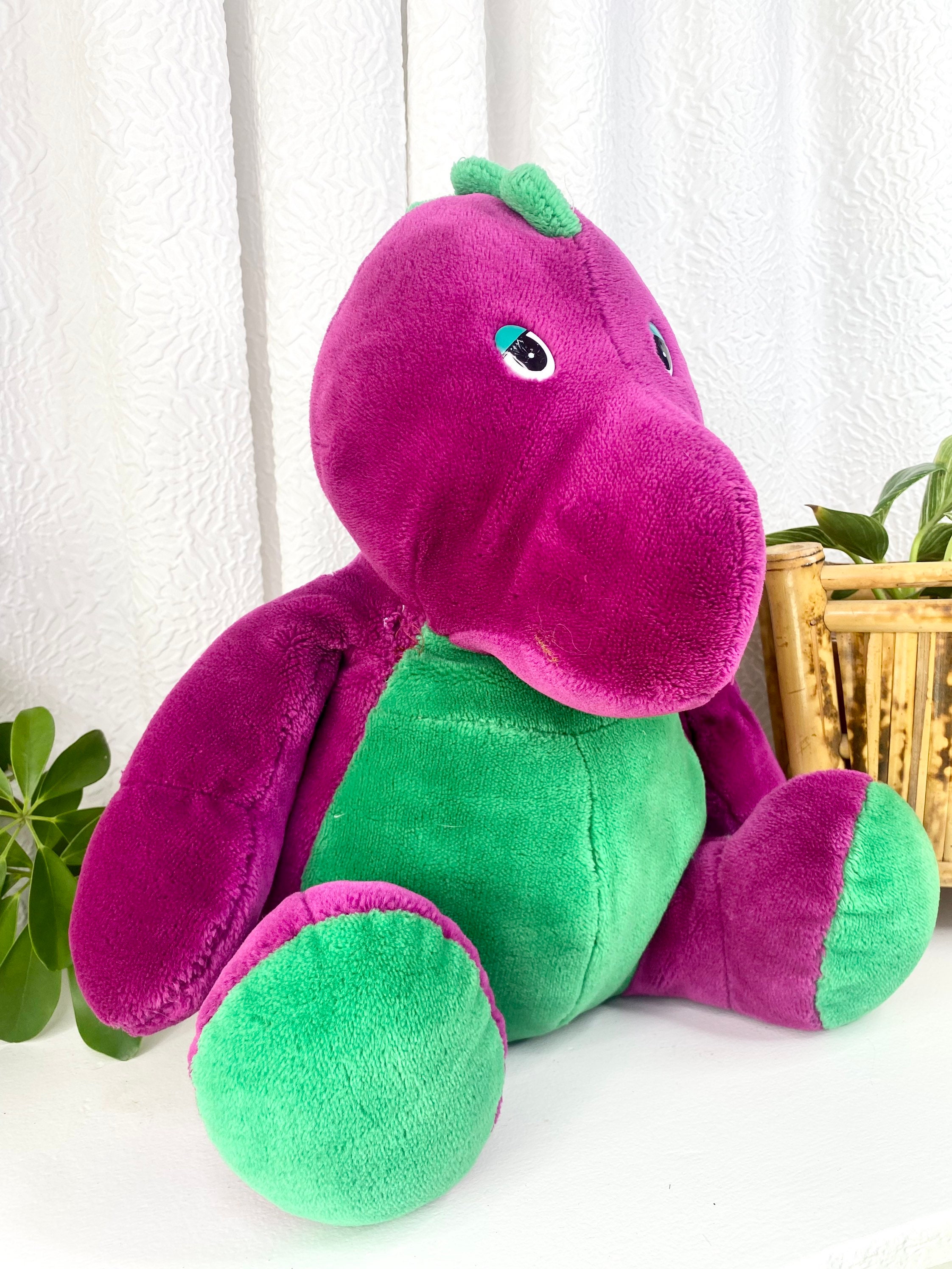 Vintage 1988 Barney and Friends Large Huggable Stuffed Animal - Etsy