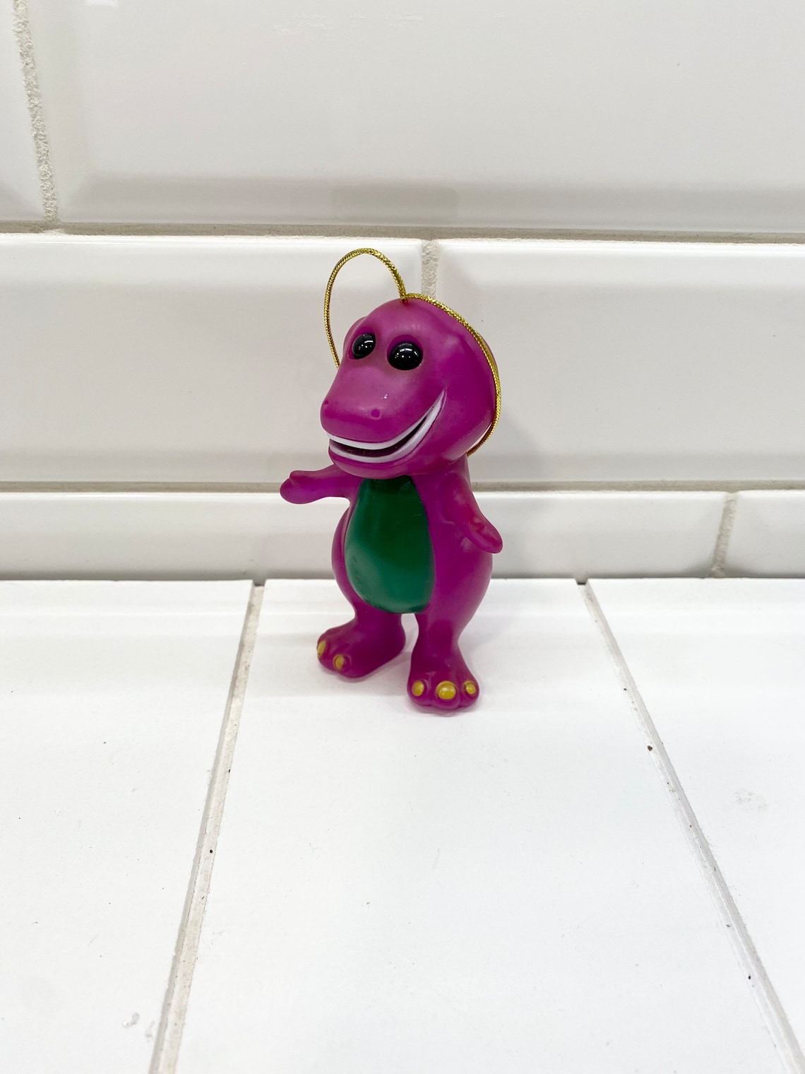 Vintage Barney and Friends PVC Plastic Ornament Vintage - Etsy