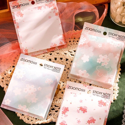 Stationery Notepads Paper & Party Supplies Sticky Notes Cute Floral ...