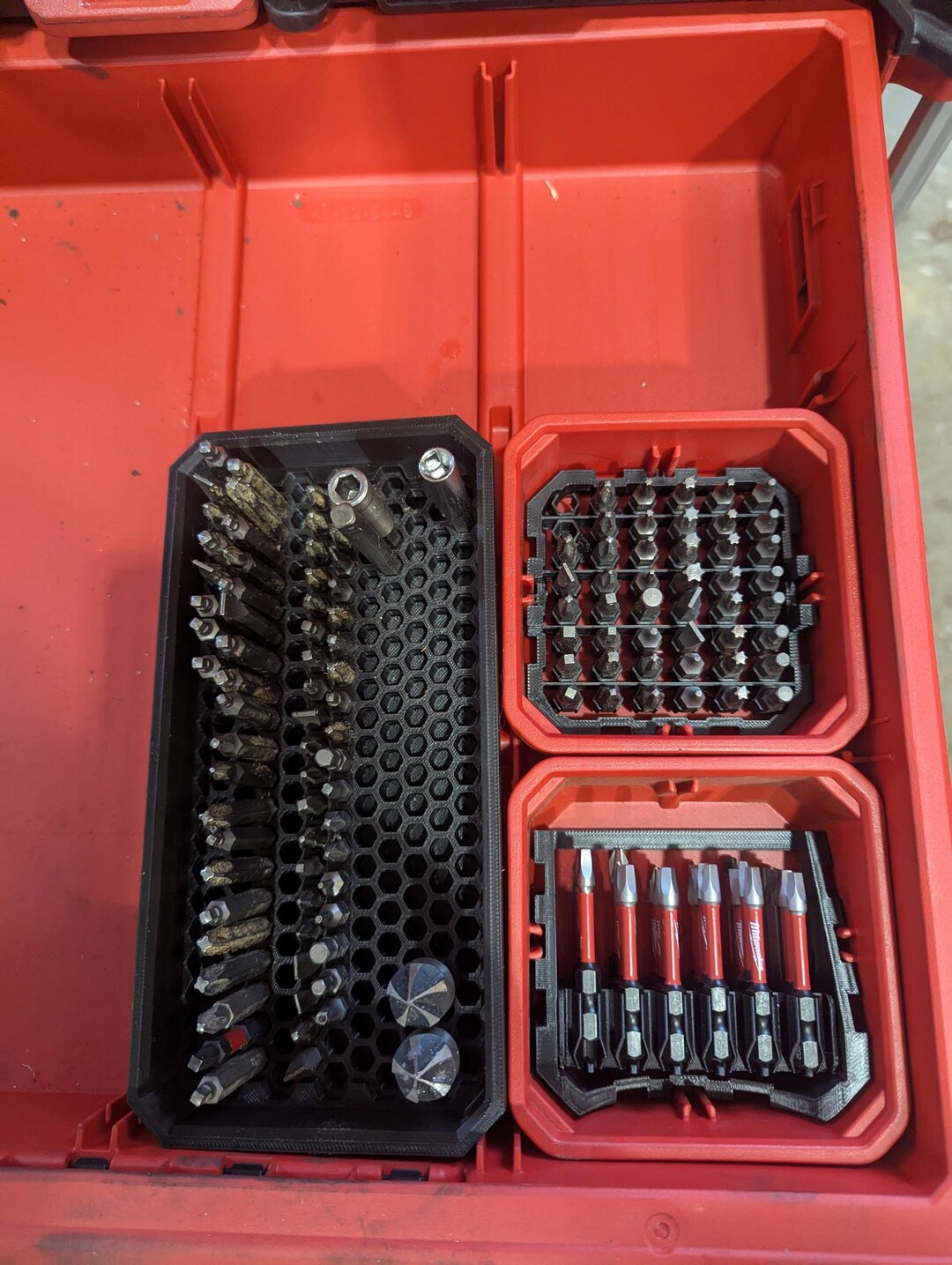 Milwaukee Packout Universal Socket Organizers With Screwdriver Bit ...