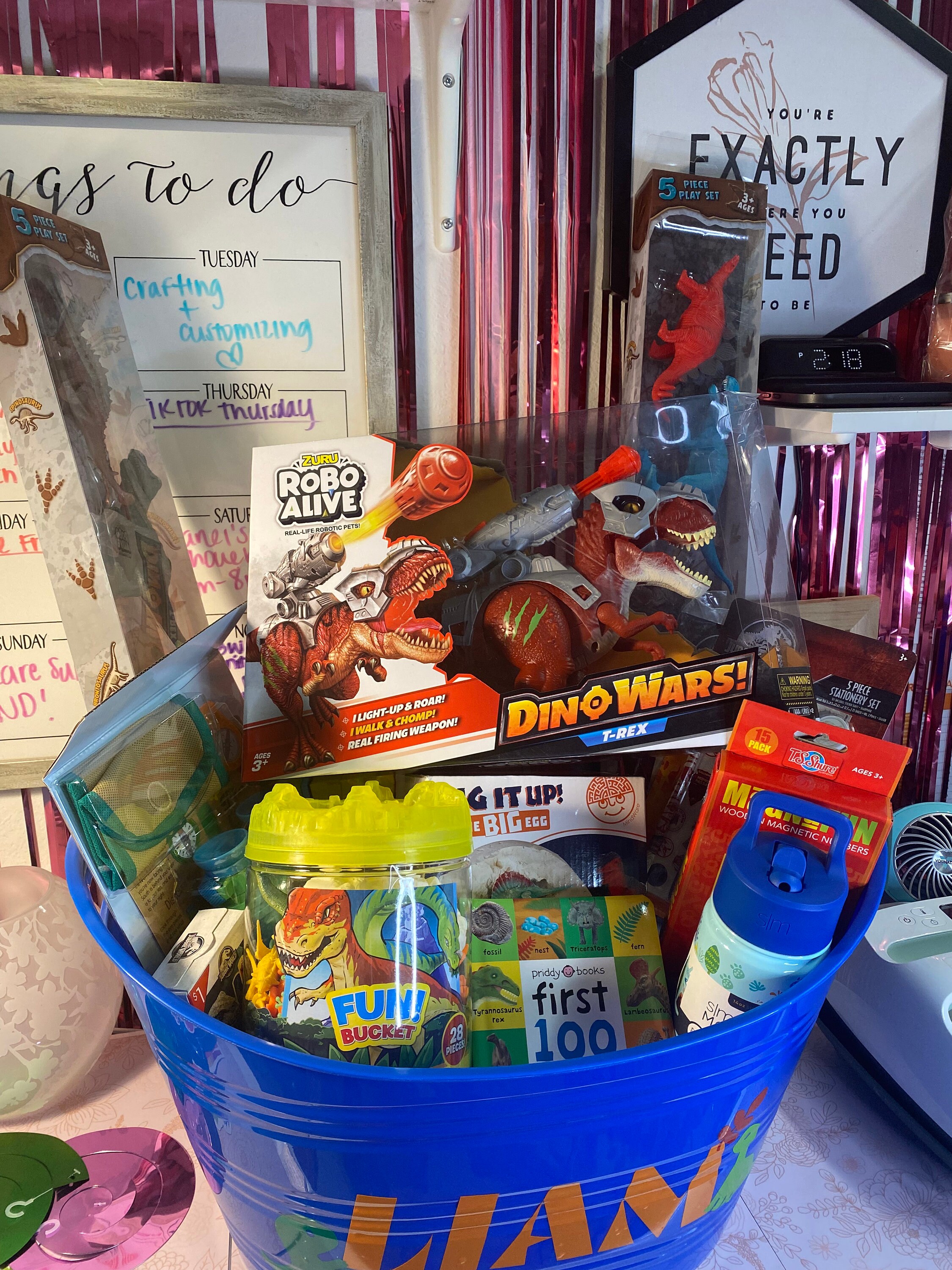 Customized Birthday Basket - Etsy