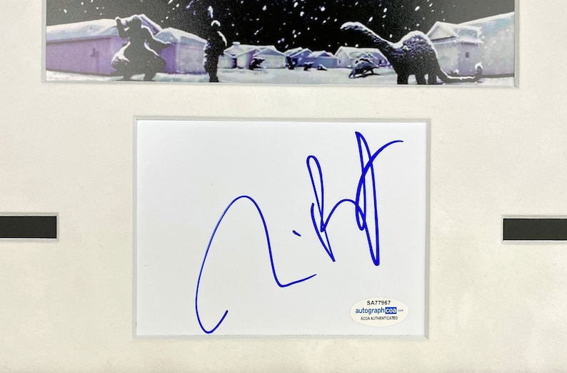 Tim Burton Edward Scissorhands Autographed Signed 16x20 Framed Display ...