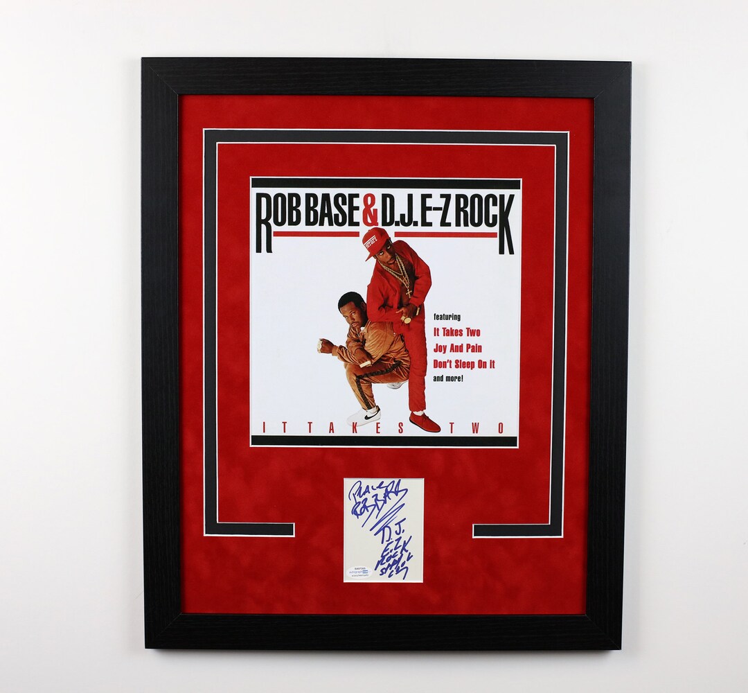 Hip Hop Rob Base & DJ E-Z Rock Autographed Signed 16x20 Framed Photo ...