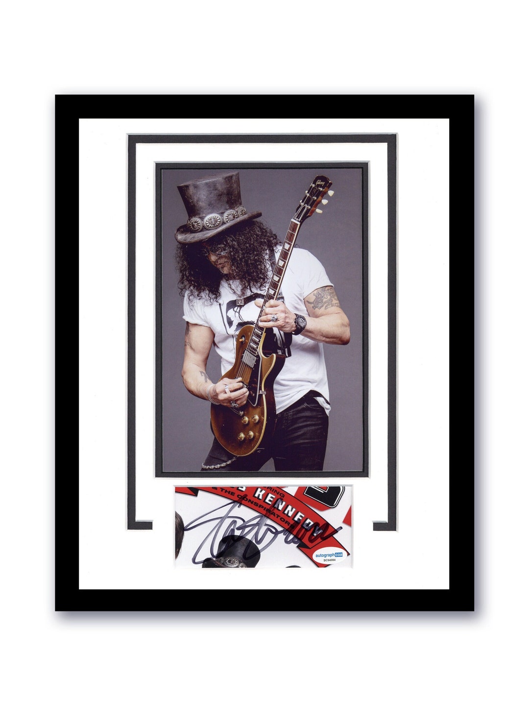 Slash Guns N' Roses GNR Autograph Signed 11x14 Framed Photo Display ...