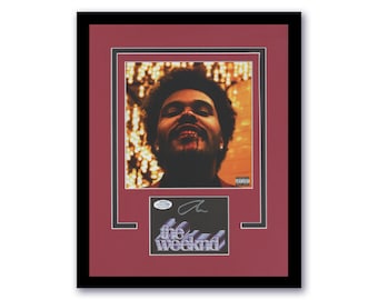 The Weeknd Beauty Behind Madness Autographed Signed 11x14 Framed ...