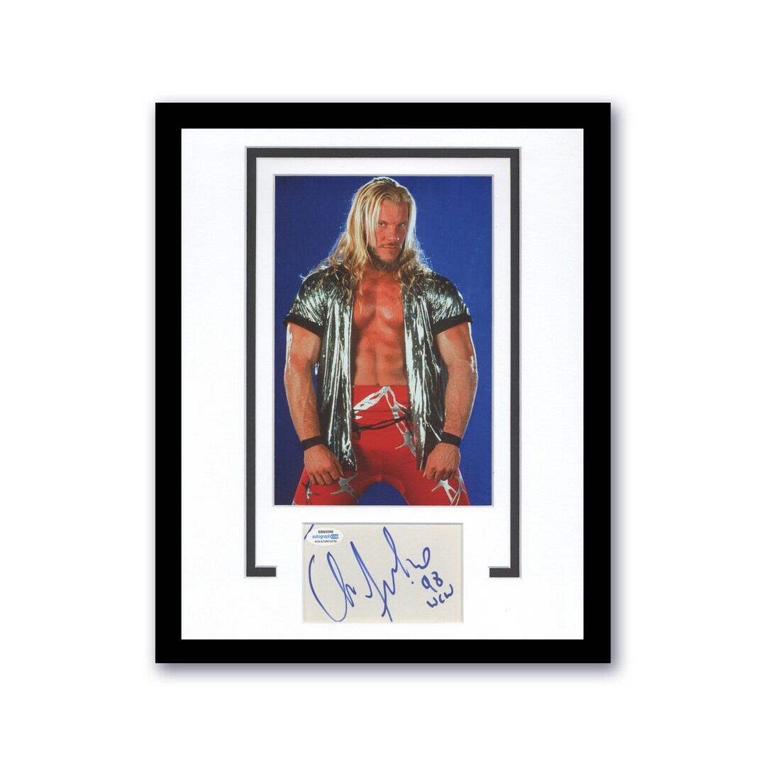 WWE Chris Jericho Autographed Signed 11x14 Photo Display WCW Wrestling ...