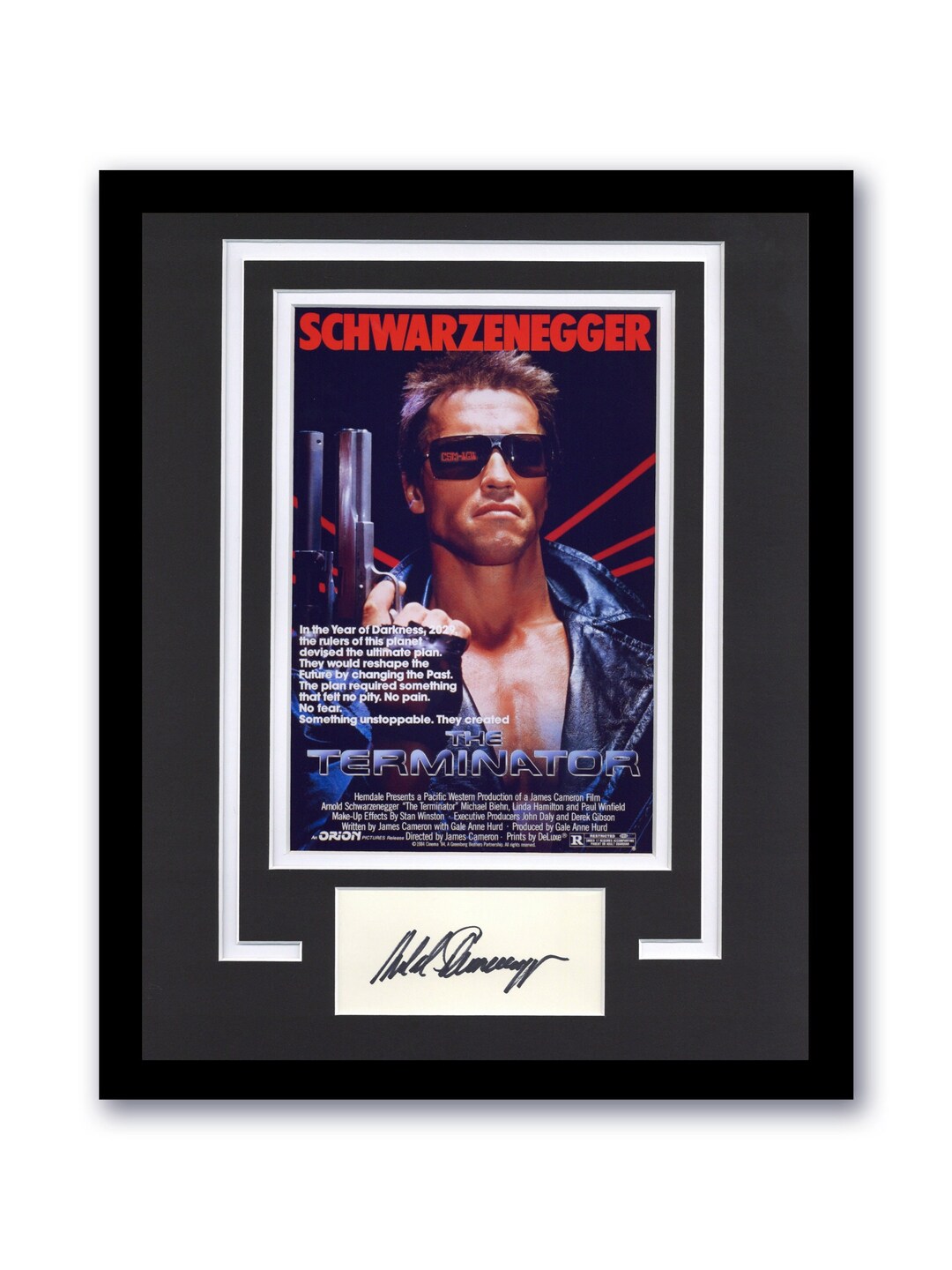 Arnold Schwarzenegger Autographed Signed 11x14 Framed Photo Display the ...