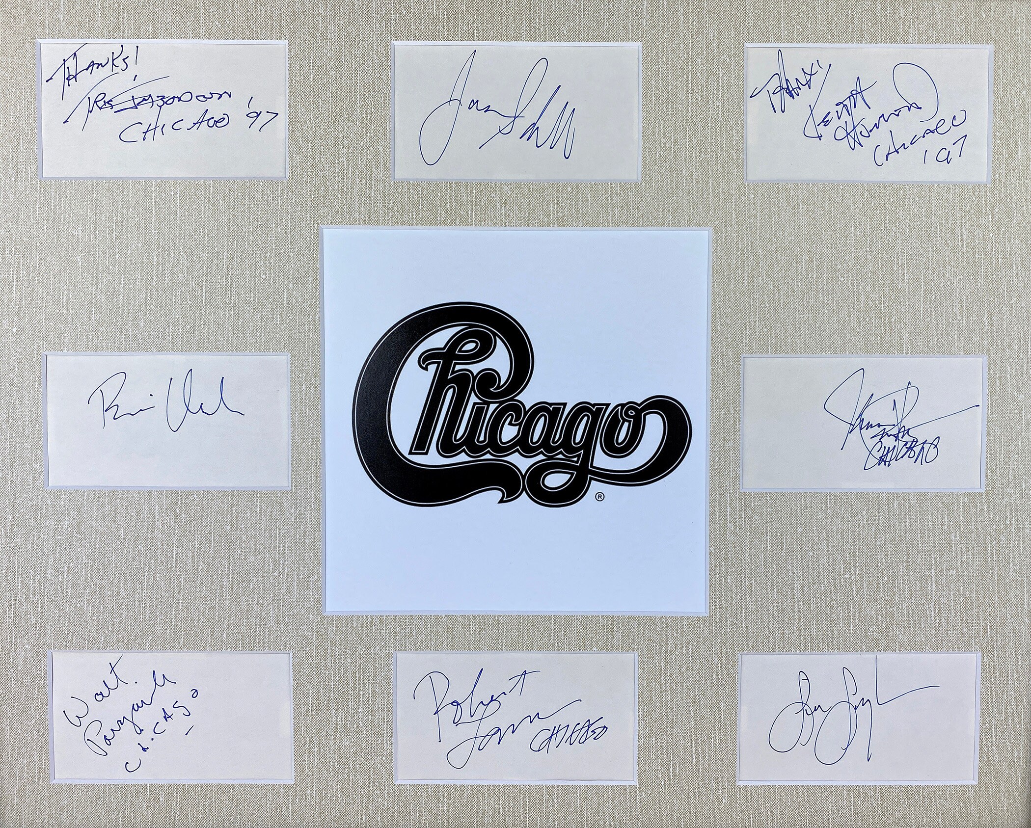 Chicago Band Autographed Signed 16x20 Photo Display Robert | Etsy