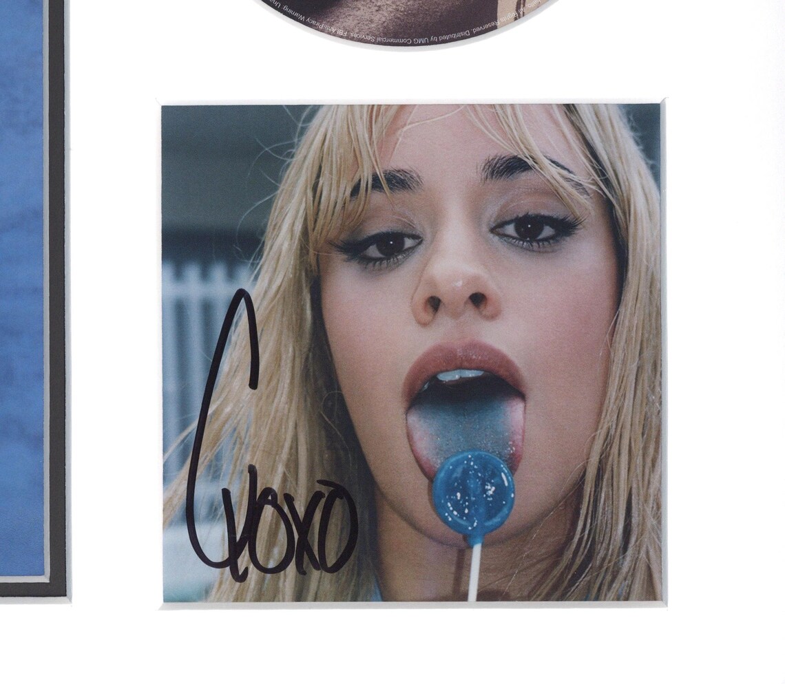 Camila Cabello C,XOXO Autographed Signed 11x14 Framed CD Photo Display ...