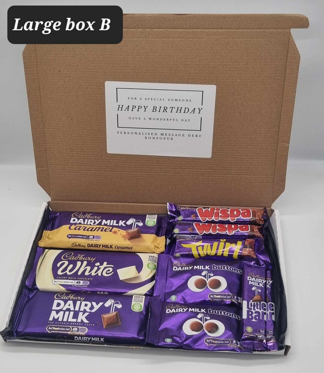 Personalised Cadburys Hamper Chocolate Lovers Gifts Birthday Hamper ...