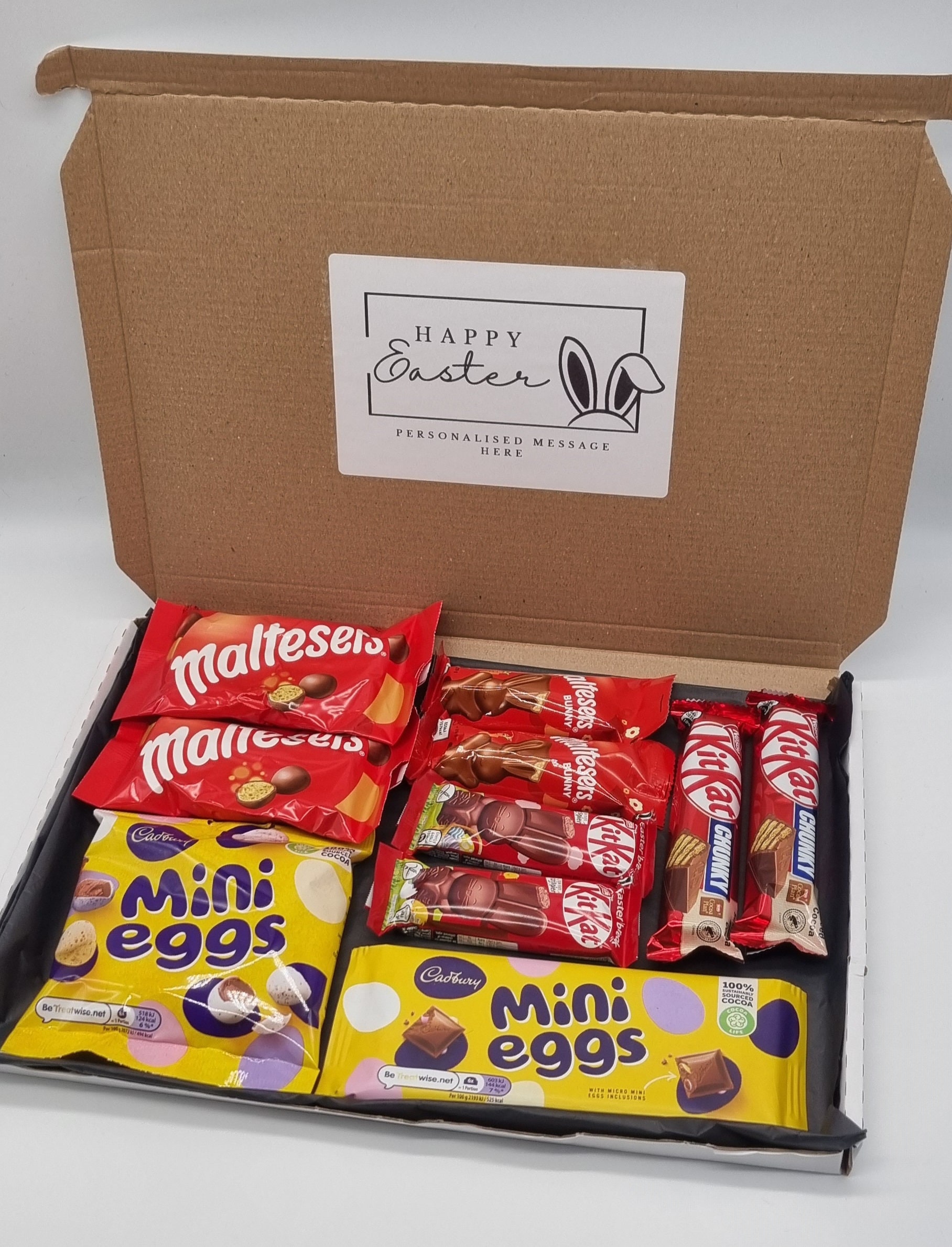 Mega EASTER Gifts Personalised Easter Gift Hampers Easter Gifts Mini Eggs Cadburys Cream Eggs ...