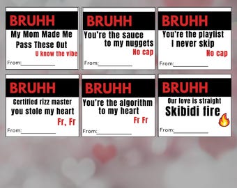 Slang Kids Valentine's Day Cards, Funny Printable Valentine Card ...