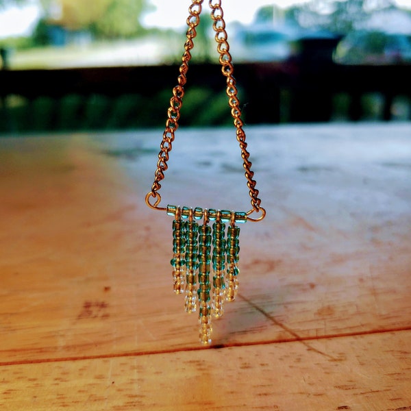Fringe Necklace - Etsy