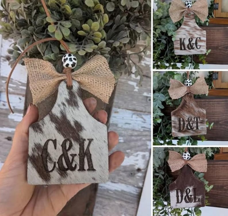 Cowhide Car Charm, Authentic Cowhide,cowhide Ornament,car Charm ...