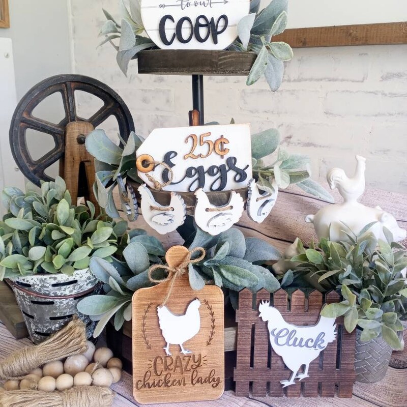 Chicken Decor - Etsy