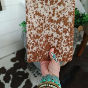 Cowhide Bible Cover. Bible Cover. Cowhide Book Cover. Cowhide. Hair on ...