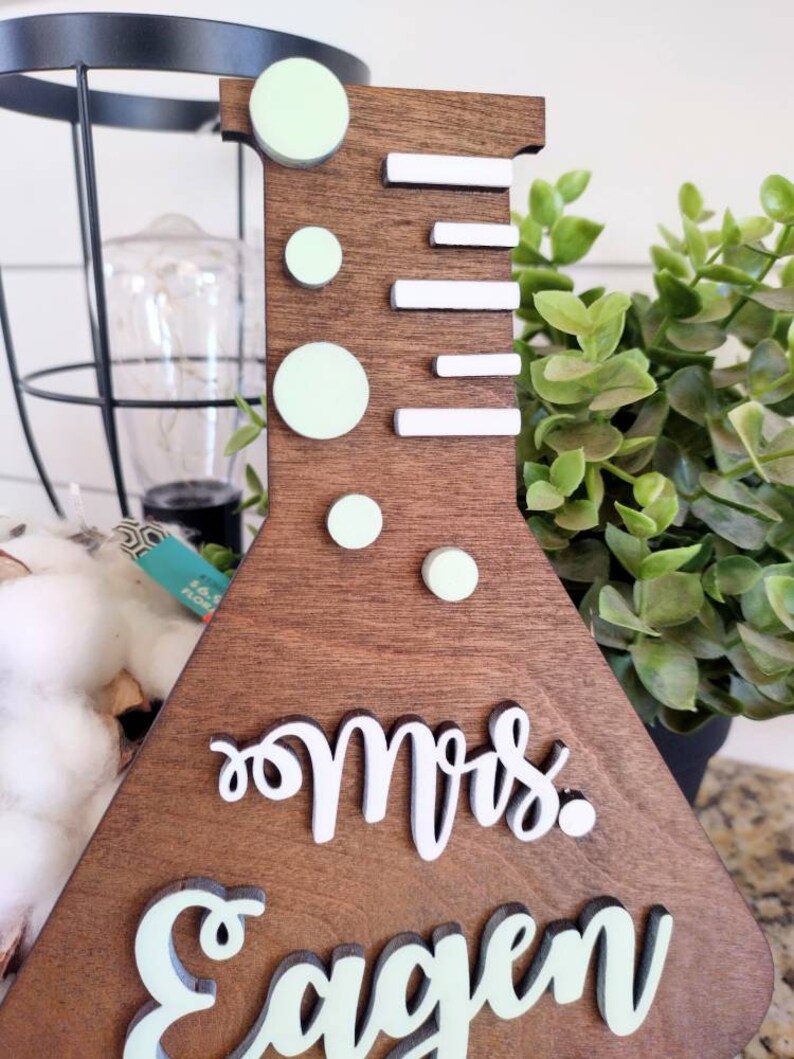 Teacher Gift Science Teacher Gift Teachers 3d Beaker Teacher - Etsy