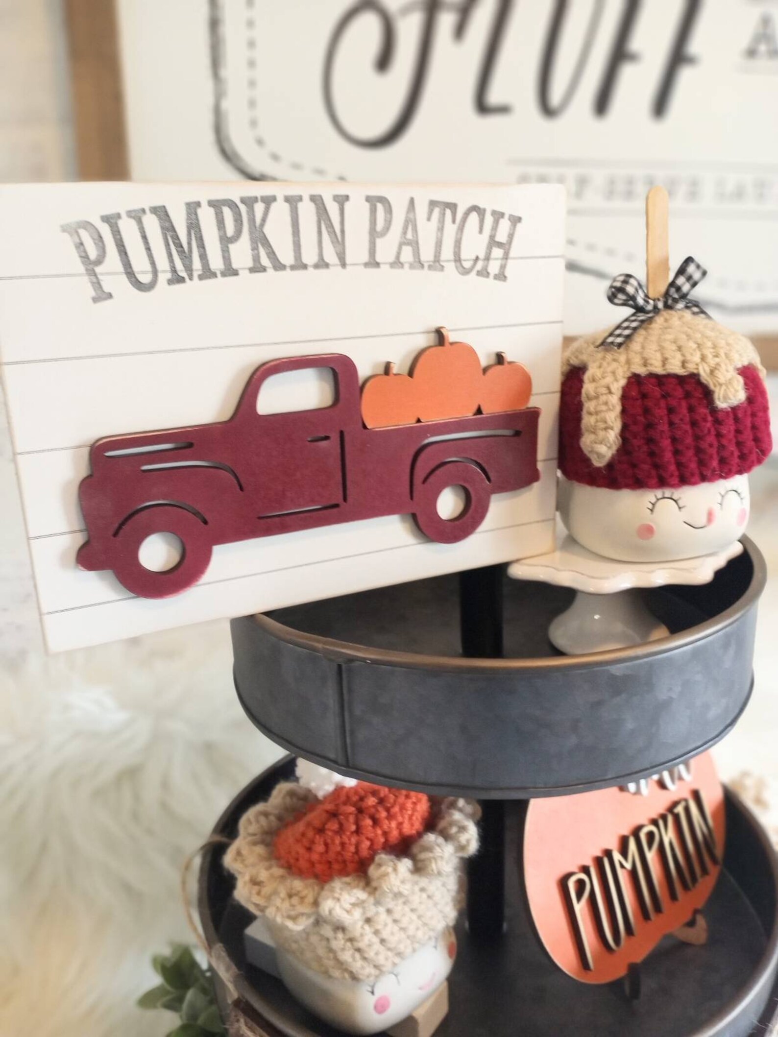 Fall Tier Tray Decor. Thanksgiving Tier Tray Decor..pumpkin.. - Etsy