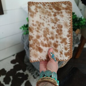 Cowhide Bible Cover. Bible Cover. Cowhide Book Cover. Cowhide. Hair on ...