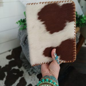 Cowhide Bible Cover. Bible Cover. Cowhide Book Cover. Cowhide. Hair on ...