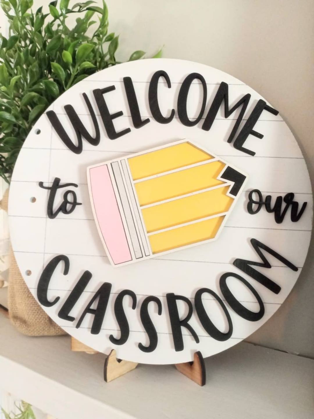 Welcome to Our Classroom Teacher Gifts Teacher Sign Classroom Decor ...