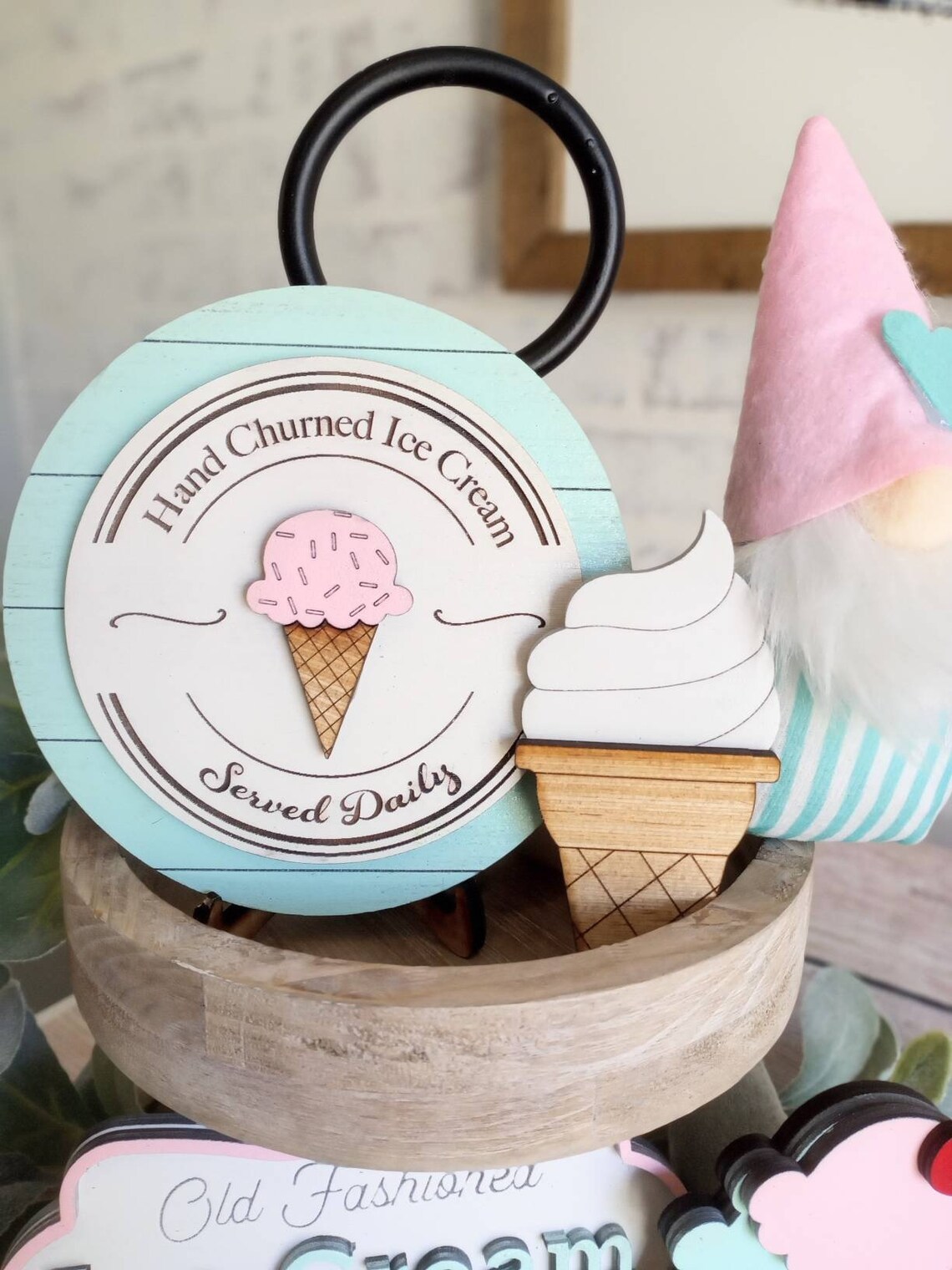 Ice Cream Tier Tray Decor I Scream You Scream We All Scream - Etsy