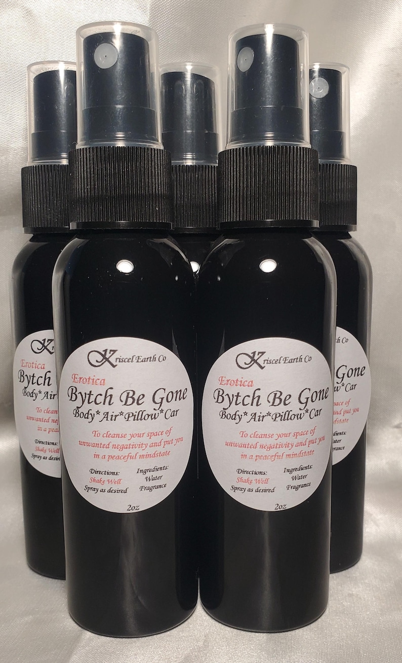 Bytch Be Gone Spray: Room, Body, Car, and Linen Spray - Etsy