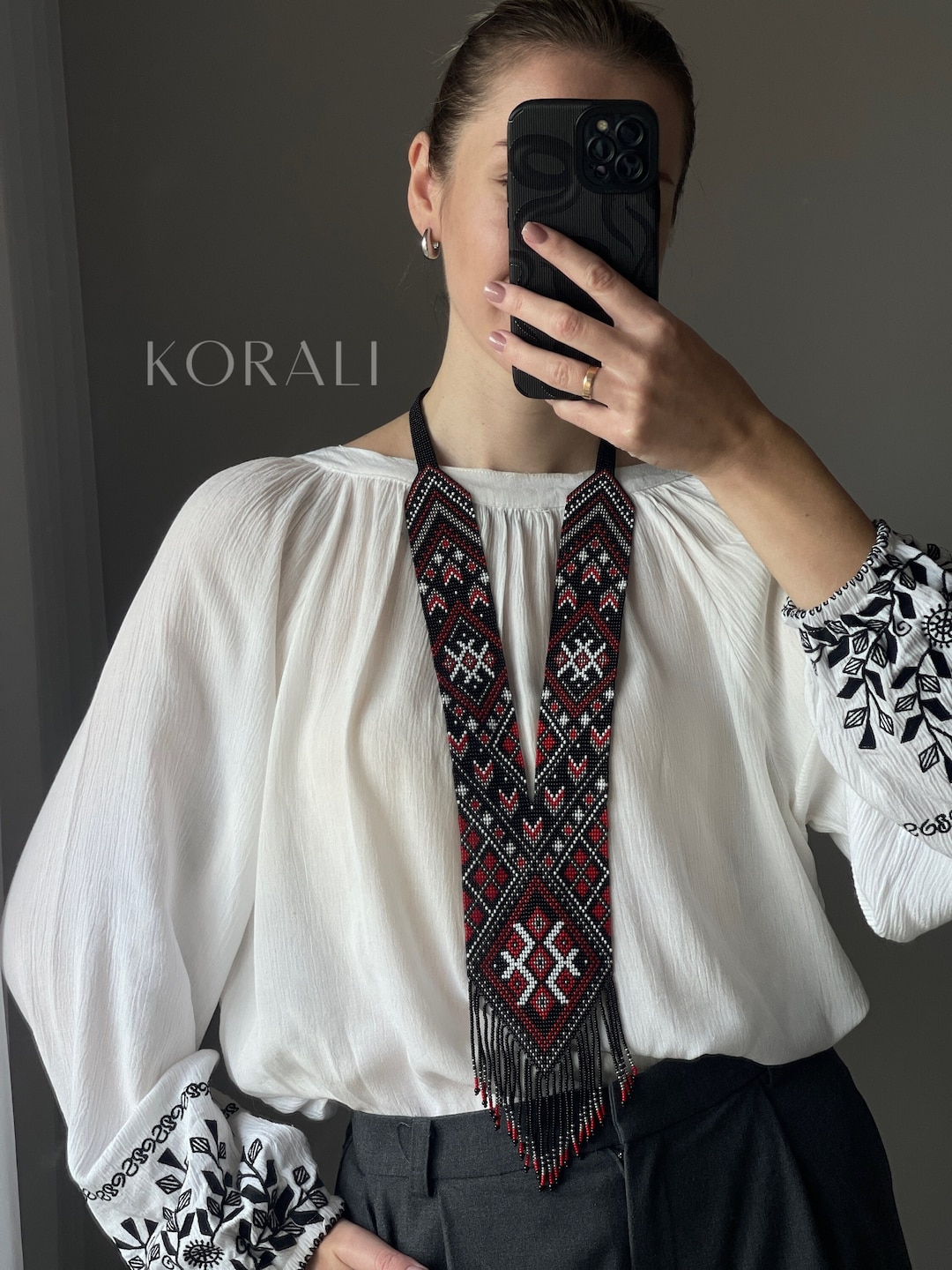 Ukrainian Gerdan, Traditional Ukraine , Handmade Jewelry,beaded ...