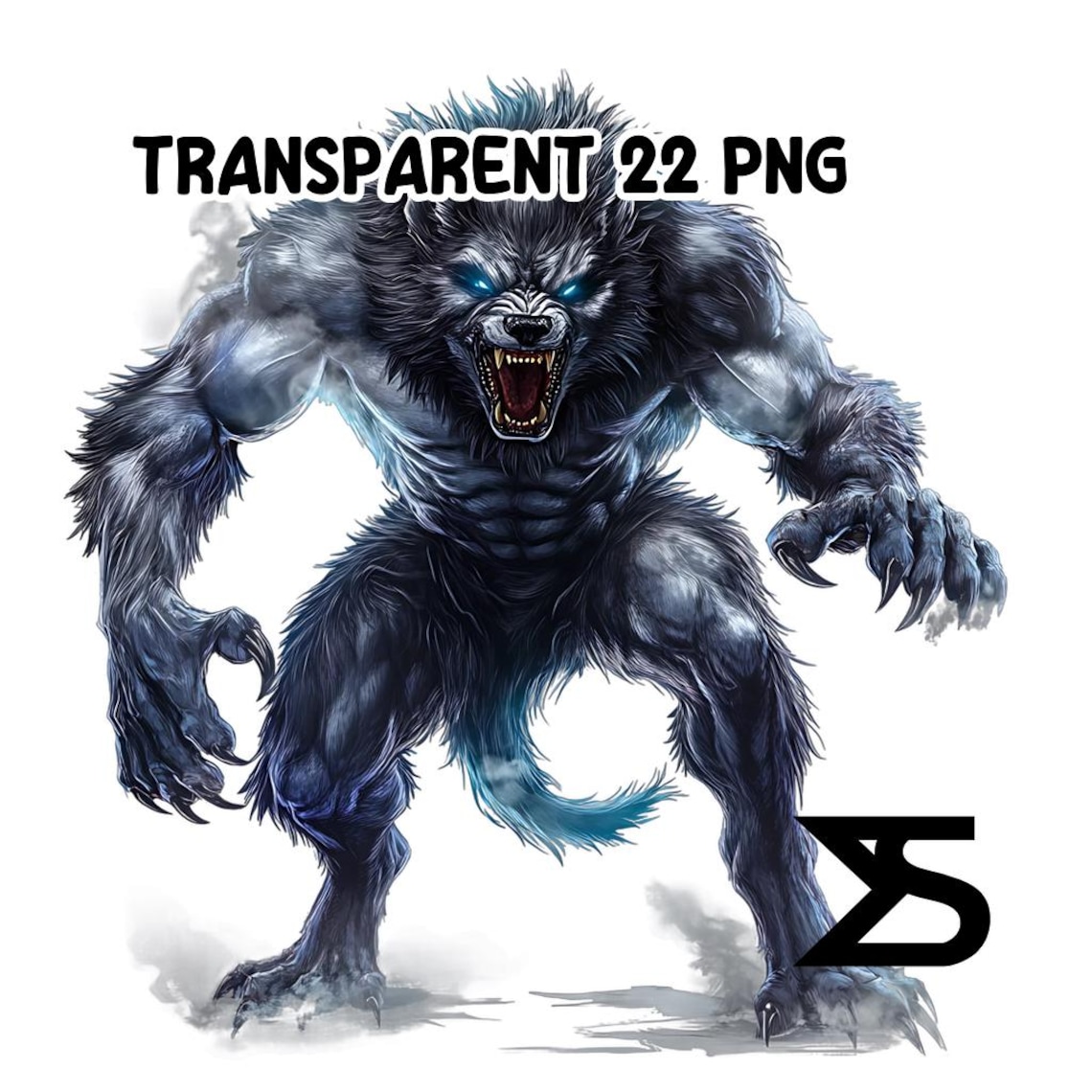 22 Watercolor Halloween Werewolf Clipart , Werewolf Clipart PNG ...