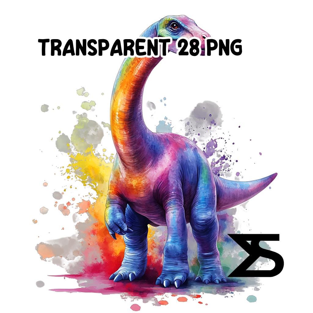 28 Watercolor Baby Dinosaur Clipart , T-rex Clipart, Clipart Bundle ...