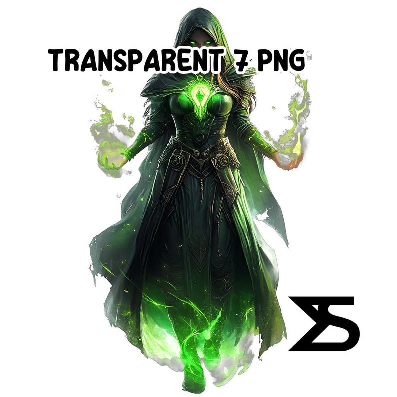 Watercolor Woman Arcane Mage PNG Clipart Image, Transparent Background ...
