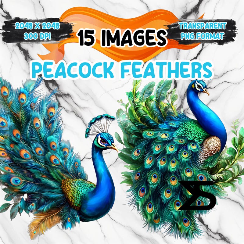 Peacock Stickers - Etsy