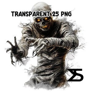 25 Watercolor Halloween Mummy Clipart , Mummy Clipart PNG, Clipart ...