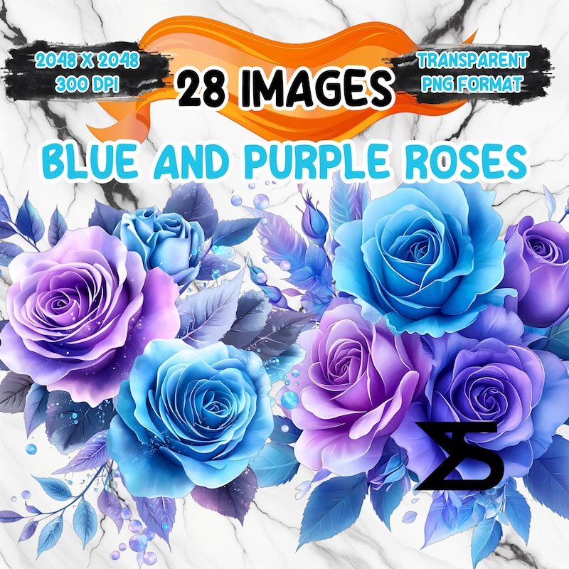 Blue and Purple Kids Art - Etsy