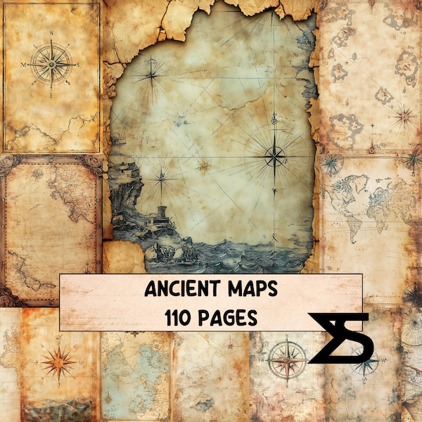 Ancient Maps - Etsy