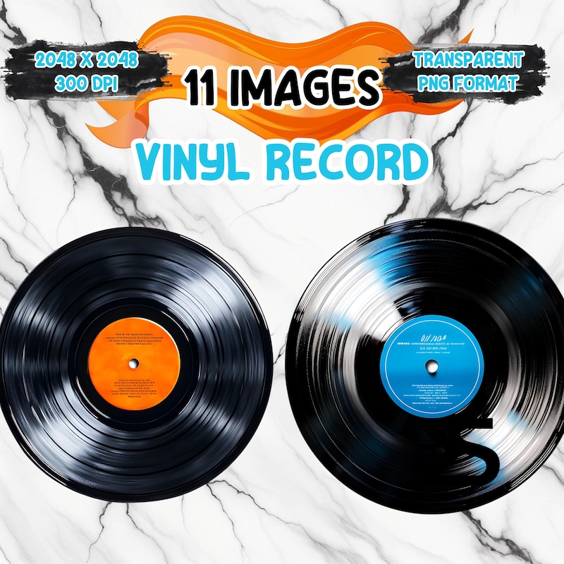 Vinyl Record Clipart - Etsy